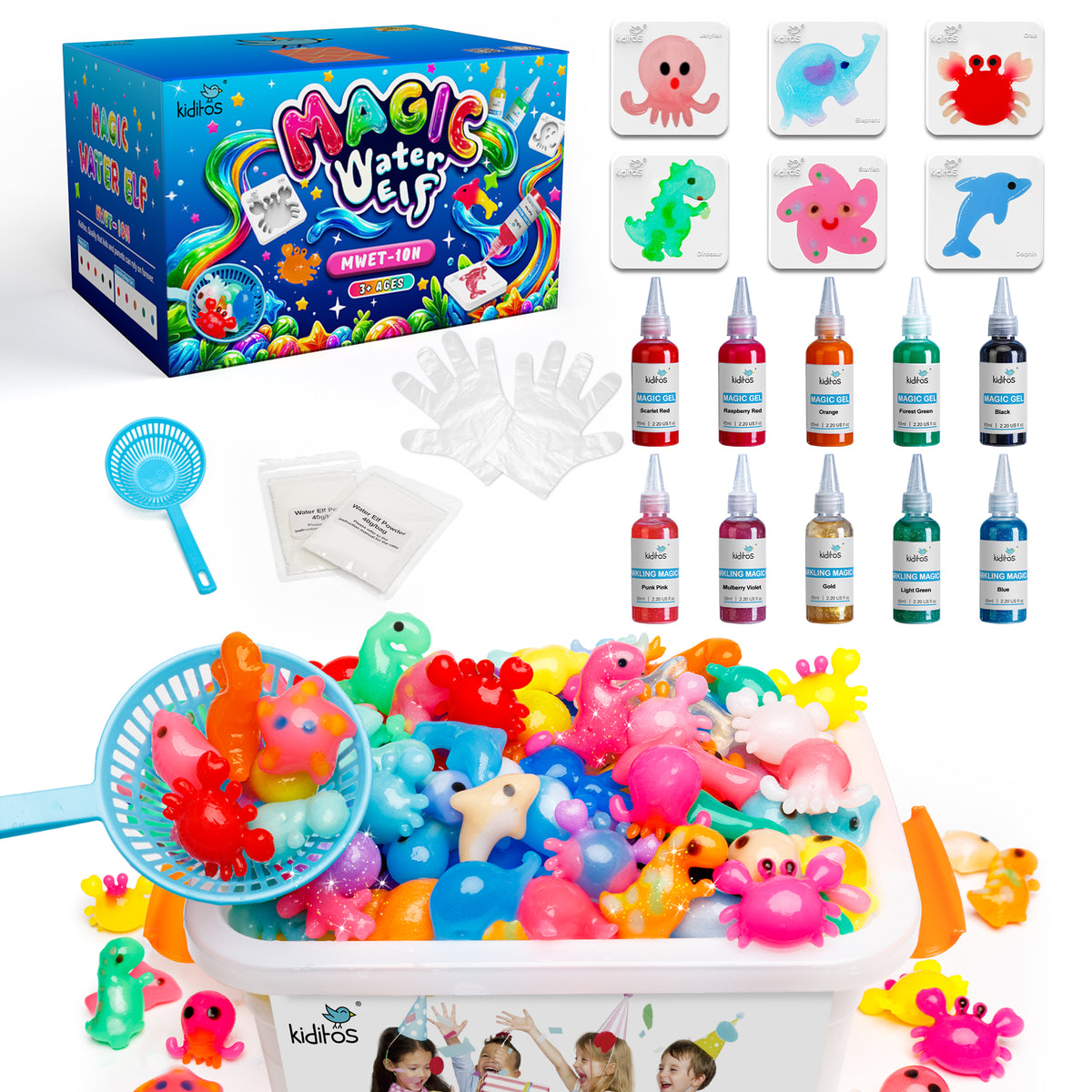Magic Water ELF Toy Kit 10 colors New| Kiditos