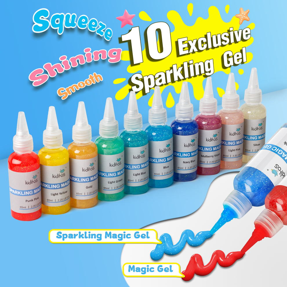 Kiditos Sea Creature 20 Colors Magic Water Elf Toy Kit (MWET-20N)